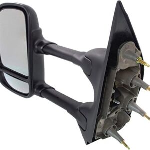 Garage-Pro Mirror Compatible with 2002 Ford E-150 Econoline, E-250 Econoline, E-350 Econoline Club Wagon and E-450 Econoline Super Duty Towing, Driver Side, Manual Glass