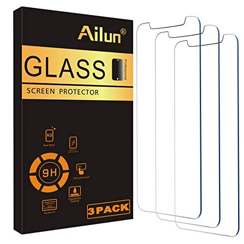 Ailun Glass Screen Protector for iPhone 12/12 Pro 2020 6.1 Inch 3 Pack Case Friendly Tempered Glass