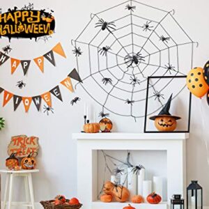 Realistic Plastic Spider Toys Halloween Decorations Fake Spider Toys for Kids 50pcs