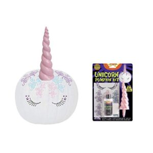 halloween varieties 3d unicorn pumpkin decorating kit