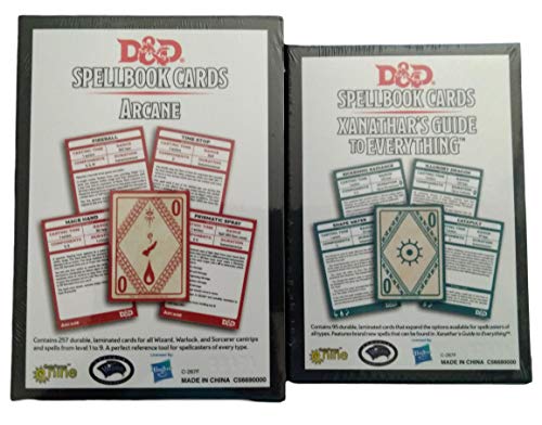 Dungeons and Dragons Spellbook Cards Bundle (8 Items): Cleric, Druid, Bard, Martial Powers & Races, Paladin, Ranger, Arcane, and Xanathar's Guide to Everything Decks (945 Total Cards)