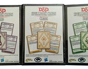 Dungeons and Dragons Spellbook Cards Bundle (8 Items): Cleric, Druid, Bard, Martial Powers & Races, Paladin, Ranger, Arcane, and Xanathar's Guide to Everything Decks (945 Total Cards)