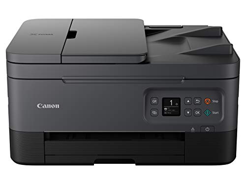 Canon TR7020 All-in-One Wireless Printer for Home Use,Black, Compact (4460C002)