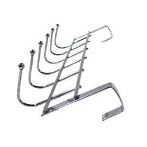 TG,LLC Treasure Gurus Metal Over Cabinet Door Clothes Hook Coat Rack Bathroom Kitchen Towel Hanger Hat Holder Organizer