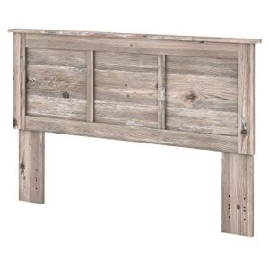 bush furniture river brook headboard, queen, barnwood