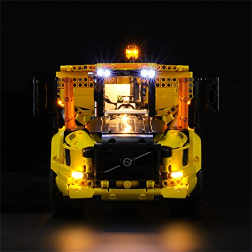 LIGHTAILING Light Set for (Technic 6x6 Articulated Hauler) Building Blocks Model - Led Light kit Compatible with Lego 42114(NOT Included The Model)