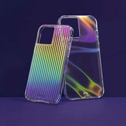 Case-Mate - SOAP Bubble - Case for iPhone 12 Mini (5G) - 10 ft Drop Protection - 5.4 Inch- Iridescent Swirl