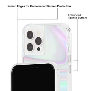 Case-Mate - SOAP Bubble - Case for iPhone 12 Mini (5G) - 10 ft Drop Protection - 5.4 Inch- Iridescent Swirl