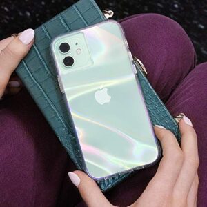 Case-Mate - SOAP Bubble - Case for iPhone 12 Mini (5G) - 10 ft Drop Protection - 5.4 Inch- Iridescent Swirl