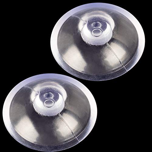 ANCIRS 30 Pack 20mm Suction Cups for Glass Table Tops, Rubber Transparent Anti-Collision Sucker Pad Without Hooks for Home Decoration