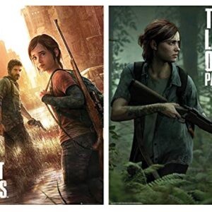 POSTER STOP ONLINE The Last Of Us - Part I & II - Gaming Poster Set (Regular Styles/Game Covers) (Size 24 x 36 each)