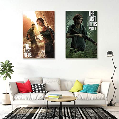 POSTER STOP ONLINE The Last Of Us - Part I & II - Gaming Poster Set (Regular Styles/Game Covers) (Size 24 x 36 each)