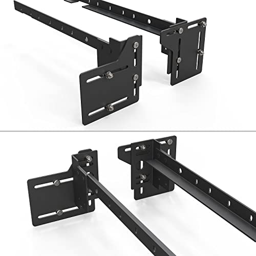 appacare 2Pcs Bed Frame Brackets Adapter for Headboard Extra, Heavy Duty Bed Modification Plate, Headboard Attachment Bracket with Hardware