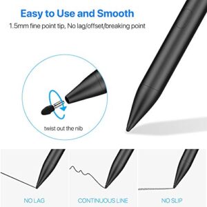 Stylus Pen for Apple iPad, Penoval ipad Pencil with Palm Rejection, 20 Hours Continuous Working, Compatible with Apple iPad Pro 11" or 12.9"(2018-2020), iPad 7th/iPad 6th/Mini 5th Gen/iPad Air 3rd