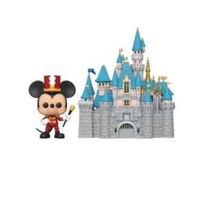 funko pop! town: disney 65th - disney castle with mickey, 6"