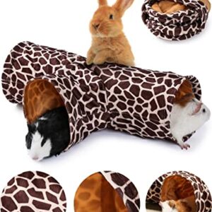 JanYoo Smal Pet Tunnel Guinea Pig Toys Ferret Play Tunnels Tubes for Rabbits Hedgehog Rat Chinchillas