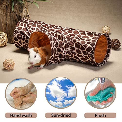 JanYoo Smal Pet Tunnel Guinea Pig Toys Ferret Play Tunnels Tubes for Rabbits Hedgehog Rat Chinchillas