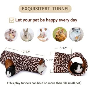 JanYoo Smal Pet Tunnel Guinea Pig Toys Ferret Play Tunnels Tubes for Rabbits Hedgehog Rat Chinchillas