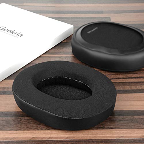 Geekria Sport Cooling Gel Replacement Ear Pads for Sony WH-CH700N, WH-CH710N, WH-CH720N Headphones Ear Cushions, Headset Earpads, Ear Cups Repair Parts (Black)