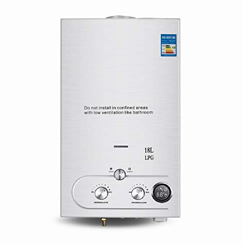 18L Tankless LPG Propane Gas Hot Water Heater Instant Boiler Bathroom Shower Instant Hot Water Heater