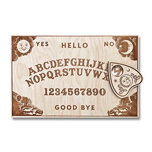 LARGE Classic Design - Wooden Spirit Board - Talking Board - Spirit board - LARGE SIZE 18 x 11.4'' HANDMADE Wooden Premium quality board and planchette