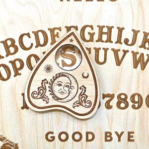 LARGE Classic Design - Wooden Spirit Board - Talking Board - Spirit board - LARGE SIZE 18 x 11.4'' HANDMADE Wooden Premium quality board and planchette