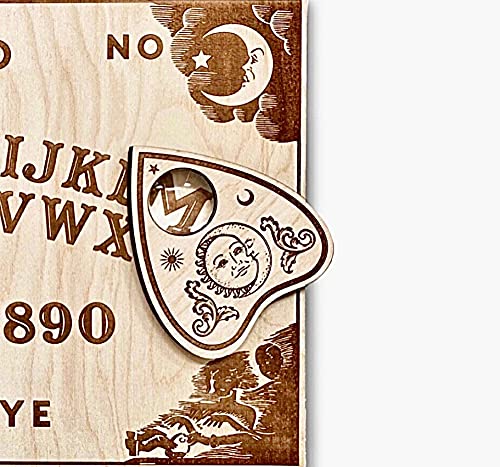 LARGE Classic Design - Wooden Spirit Board - Talking Board - Spirit board - LARGE SIZE 18 x 11.4'' HANDMADE Wooden Premium quality board and planchette