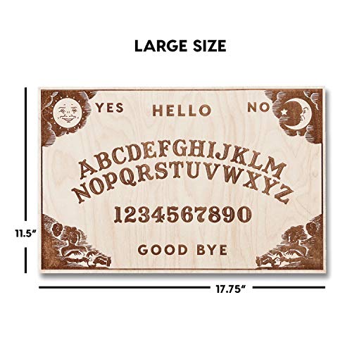 LARGE Classic Design - Wooden Spirit Board - Talking Board - Spirit board - LARGE SIZE 18 x 11.4'' HANDMADE Wooden Premium quality board and planchette