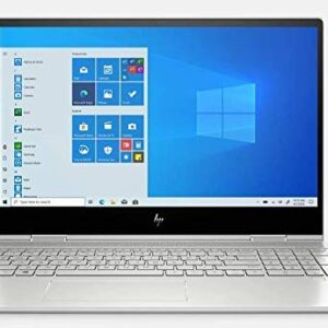 HP 2020 Newest Envy x360 Convertible 15.6-inch Full HD Touchscreen Laptop, 10th gen Intel Quad-Core i5-10210, 8GB DDR4 Memory, 512GB PCIe NVMe SSD, Webcam, Wi-Fi, Bluetooth, Windows 10 Home, Silver