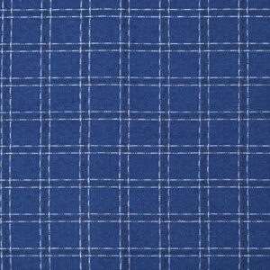 Cotton Blue Plaid Fabric by The Yard DIY Cotton Craft Sewing Fabric Decorative Fabric for Upholstery and Home Accents, 1 Yards，57"x36"