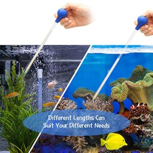 2 Pieces Coral Feeder SPS HPS Feeder 35 cm and 25 cm Long Acrylic Marine Fish Reef Feeding Tool Accurate Coral Spot Feeder Tube for Reef/Anemones/Coral/Brine Shrimp Most Aquarium Organisms