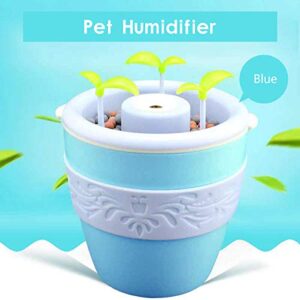 USB Reptile Fogger Humidifier Humidifying Fog Machine Terrarium Tank Potted Plant Pet Supplies for Amphibians Lizard Leopard Gecko Lizard Scorpion Crested Gecko Crickets Beetle(Blue)