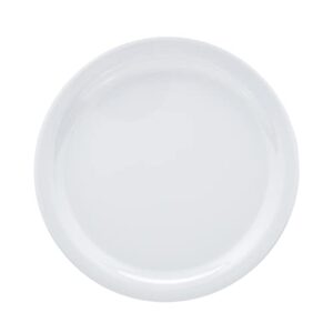 AmazonCommercial 9 in. White Melamine Plate - 6 Piece Set