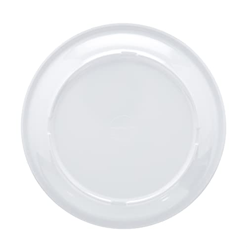 AmazonCommercial 9 in. White Melamine Plate - 6 Piece Set