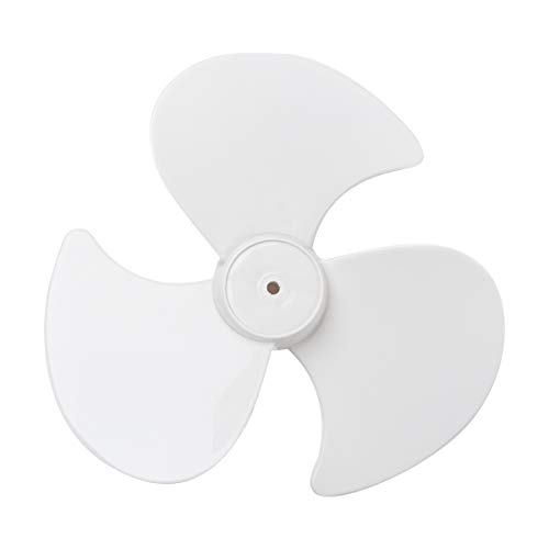 FEESHOW Aluminum/Plastic Fan Blade Five/Three Leaves Replacement with Nut Cover for Stand/Table Fanner General Accessories White One Size