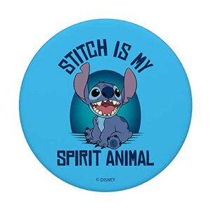 Disney Lilo & Stitch Stitch Is My Spirit Animal PopSockets PopGrip: Swappable Grip for Phones & Tablets