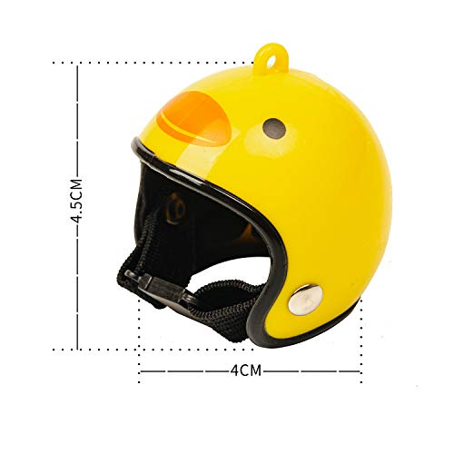 Genriq 10PCS Chicken Helmet - Chicken Bird Toy Head Protection Helmet Bird Hat Headwear Suitable for Parrot Small Chickens, Ducks and Other Poultry Funny Pet Safety Helmet Costumes Accessories