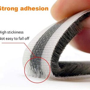 32.8 Ft Self Adhesive Seal Strip Weatherstrip for Windows and Doors House Soundproofing,Windproof,Dustproof,Stronger Stickiness,0.35 Wide X 0.2 inch Thick.