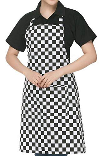 QCWQMYL 2 Set Grill Aprons for Men Waterproof Resistant Rain Bibs Apron Women with Pockets Back Straps for Kitchen