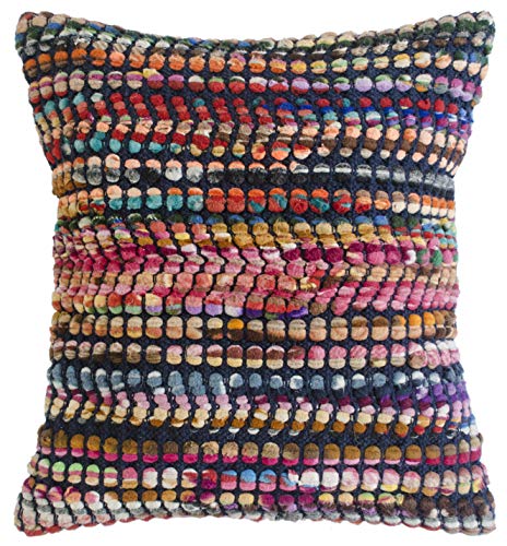 LR Home Multicolored Bohemian Geometric Throw Pillow, 1 Count (Pack of 1), Multi