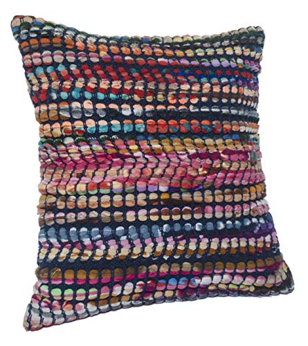 LR Home Multicolored Bohemian Geometric Throw Pillow, 1 Count (Pack of 1), Multi