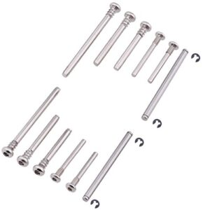 HobbyPark Complete Suspension Screw Pin Set for 1/10 Scale Traxxas Rustler/Stampede/Bandit, Replacement of Parts 3640 2640 (12-Pack)