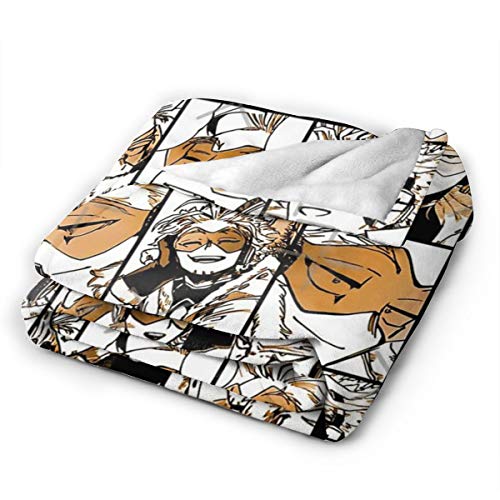 MKJIH awks Manga Anime My Hero Academia Collage Fleece Throw Blanket. Air Conditioner Super Soft Plush Blanket for Bed Couch Sofa 50 X 40 in