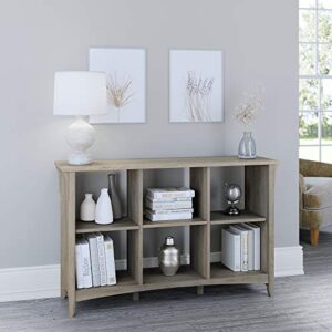 Bush Furniture Salinas 6 Cube Organizer, Driftwood Gray