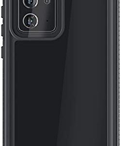 Ghostek NAUTICAL Note 20 Ultra Waterproof Case Full Body with Screen Protector Built-In Watertight Seal Wireless Charging Compatible Designed for 2020 Samsung Galaxy Note20 Ultra 5G (6.9 Inch) (Black)