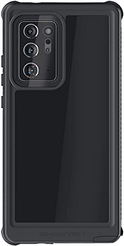 Ghostek NAUTICAL Note 20 Ultra Waterproof Case Full Body with Screen Protector Built-In Watertight Seal Wireless Charging Compatible Designed for 2020 Samsung Galaxy Note20 Ultra 5G (6.9 Inch) (Black)