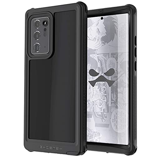 Ghostek NAUTICAL Note 20 Ultra Waterproof Case Full Body with Screen Protector Built-In Watertight Seal Wireless Charging Compatible Designed for 2020 Samsung Galaxy Note20 Ultra 5G (6.9 Inch) (Black)