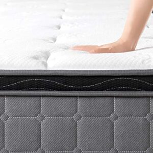 ZINUS 10 Inch Cool Touch Comfort Gel-Infused Hybrid Mattress / Pocket Innersprings for Motion Isolation / Mattress-in-a-Box, Twin