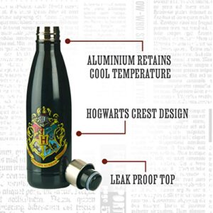 Paladone AMZ7490HP Hogwarts Metal Water Bottle-Officially Licensed Harry Potter Merchandise, Aluminium