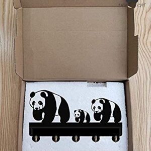 Panda Animal Chinese Lover Coat Clothes Holder Christmas Gift DIY Mould Wonderful Holder Wall Decorative Gift Kids Winter Style